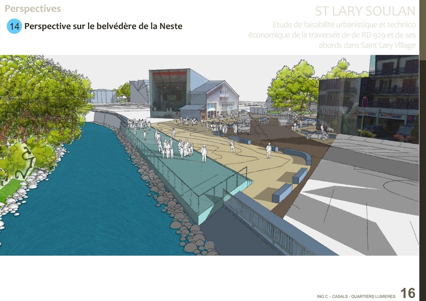 Etude de faisabilité, Perspective illustrative du projet - agencecasals.fr